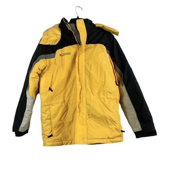 Columbia | Jackets & Coats | Columbia Fire Ridge Womens Yellow Black ...